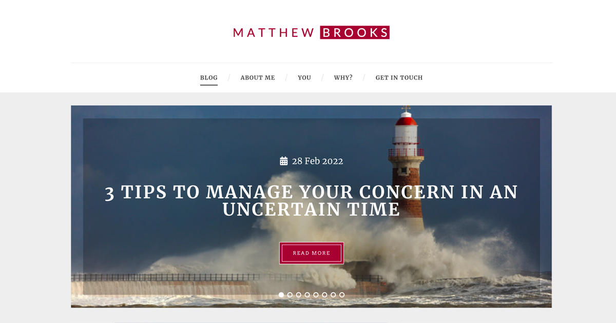 Mathew Brooks Blog - Mathew Brooks